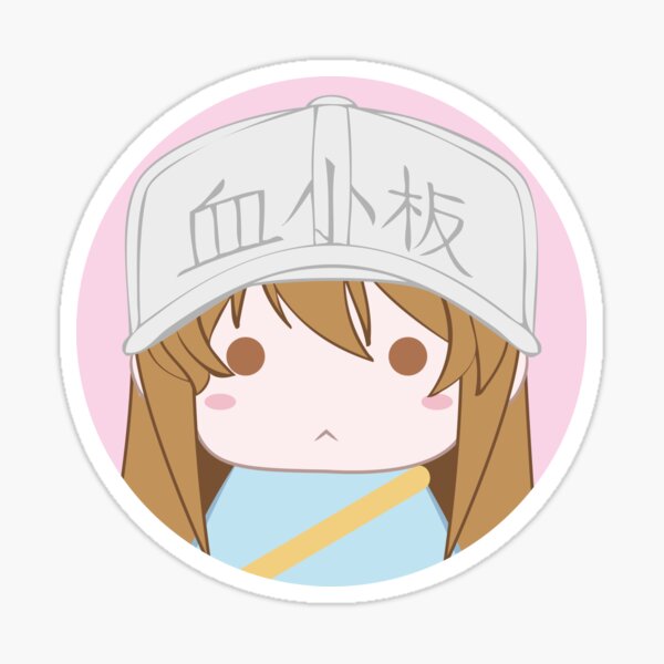 "Cells at Work - Platelet" Sticker by fandomoddity | Redbubble