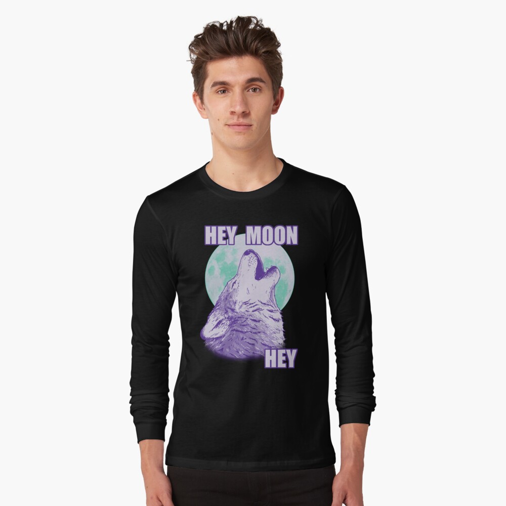 "Hey Moon Hey" Sticker for Sale by wytrab8 | Redbubble