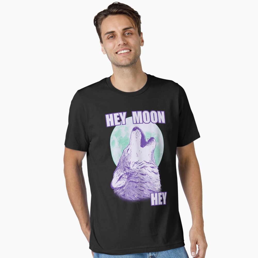 "Hey Moon Hey" Sticker for Sale by wytrab8 | Redbubble