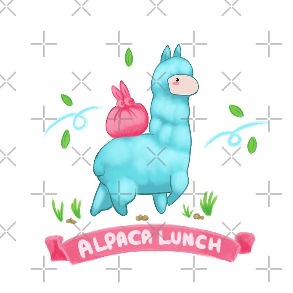 "Alpaca Lunch" by dearestjester | Redbubble