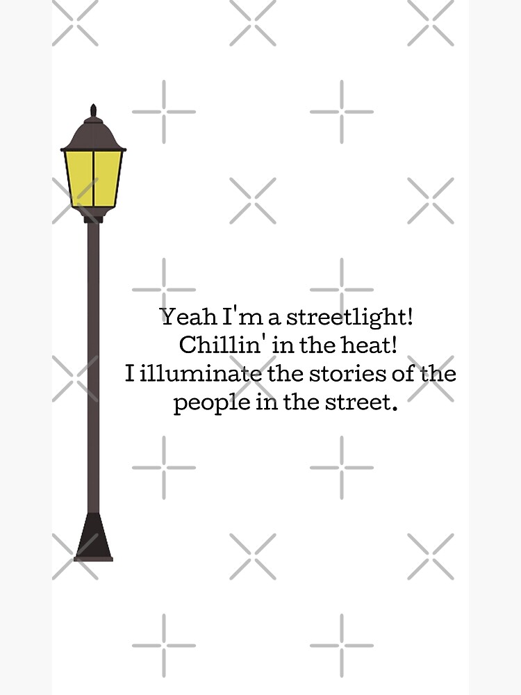 "Street Light Sticker " Poster for Sale by chrisevanswife | Redbubble