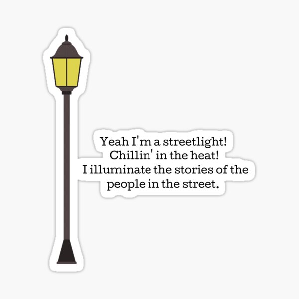 "Street Light Sticker " Sticker by chrisevanswife | Redbubble
