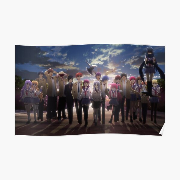 "Angel Beats! Characters - Angel Beats!" Poster for Sale by -Kaori ...