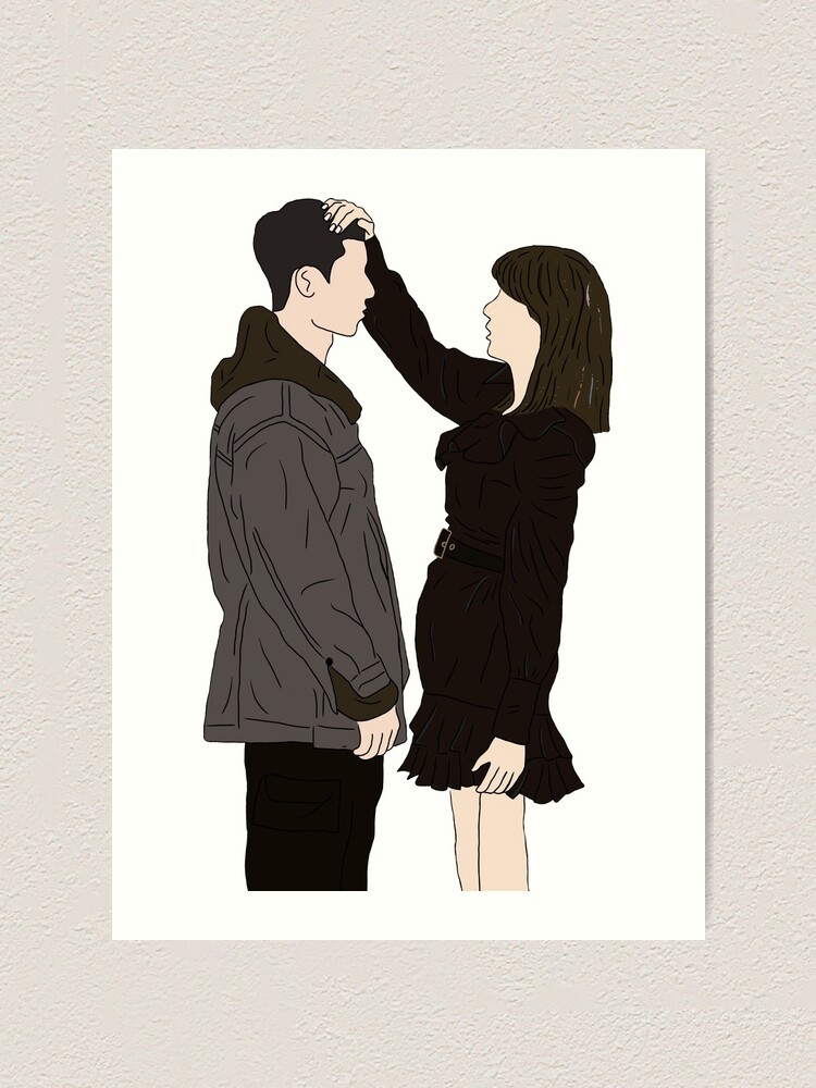 "Itaewon Class (KDRAMA) - Park Sae Ro Yi and Oh Soo Ah" Art Print by ...