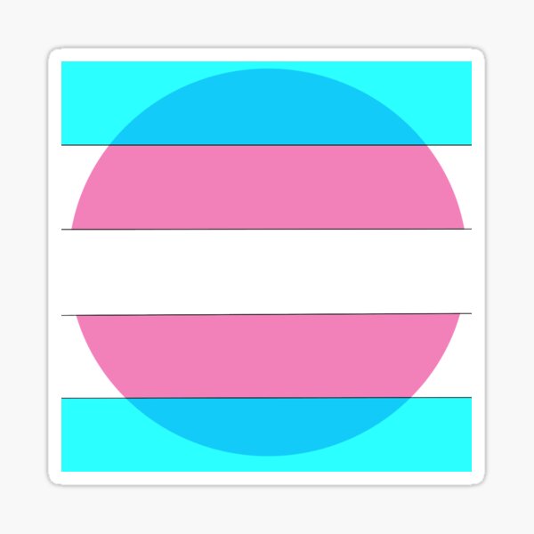 "Circle Trans" Sticker for Sale by emmathelu | Redbubble