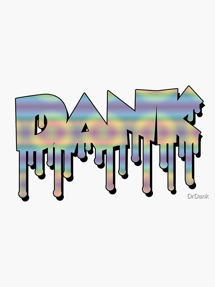 "Dank - Trippy Pattern" Sticker by DrDank | Redbubble