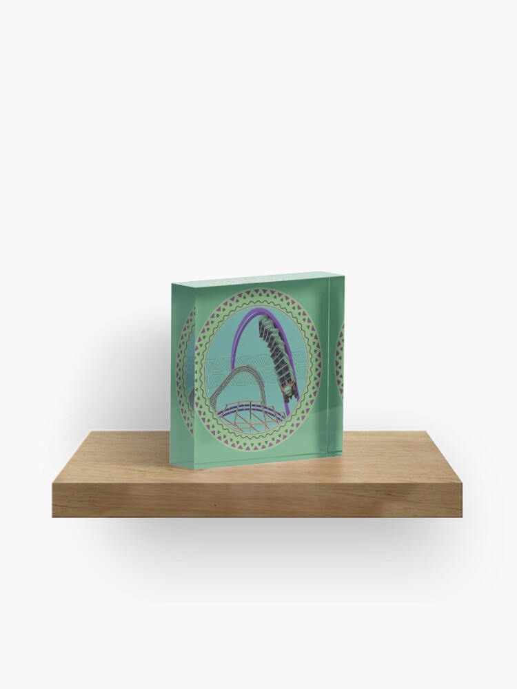 "Iron Gwazi Death Roll Design" Acrylic Block for Sale by CoasterMerch ...