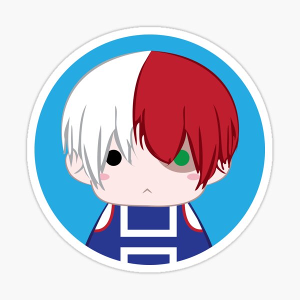 "My Hero Academia - Todoroki" Sticker for Sale by fandomoddity | Redbubble