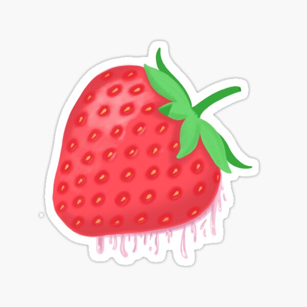 "Strawberry Bleed Jam" Sticker by MagiaMango | Redbubble