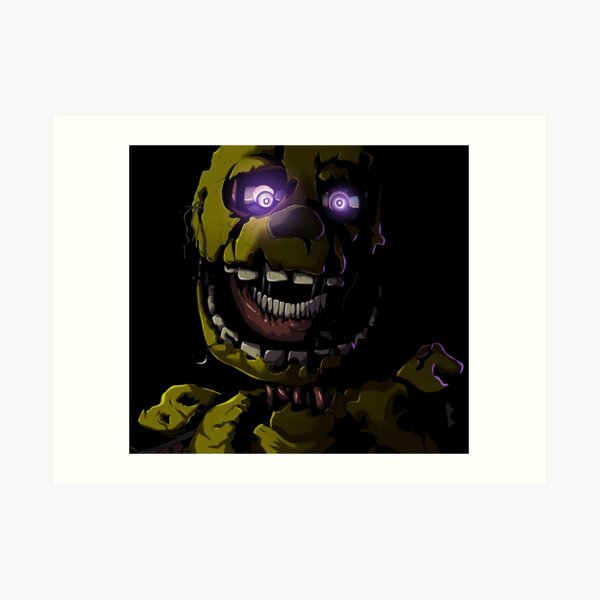 "Creepy Springtrap design (FNAF)" Art Print for Sale by ladyfiszi ...
