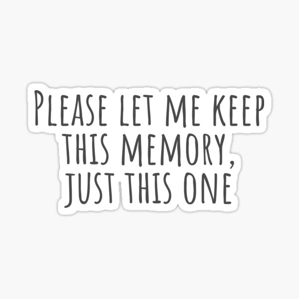 "Just This One" Sticker by clandestitching | Redbubble