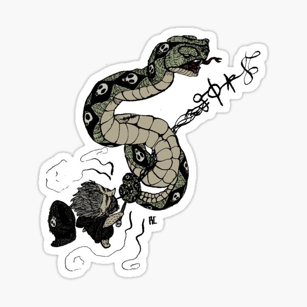 "Snake Caster" Sticker for Sale by RatCube | Redbubble