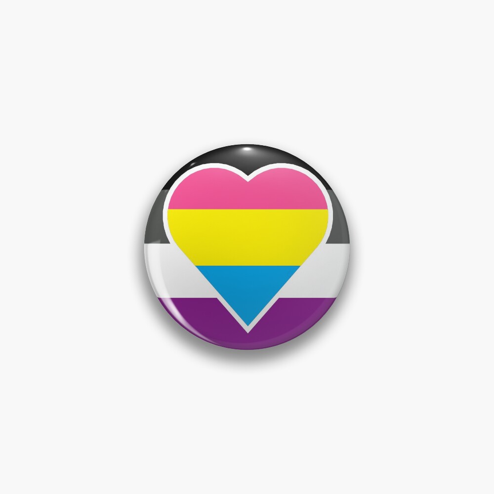 "Panromantic Asexual Flag" Pin for Sale by DisneyFanatic23 | Redbubble