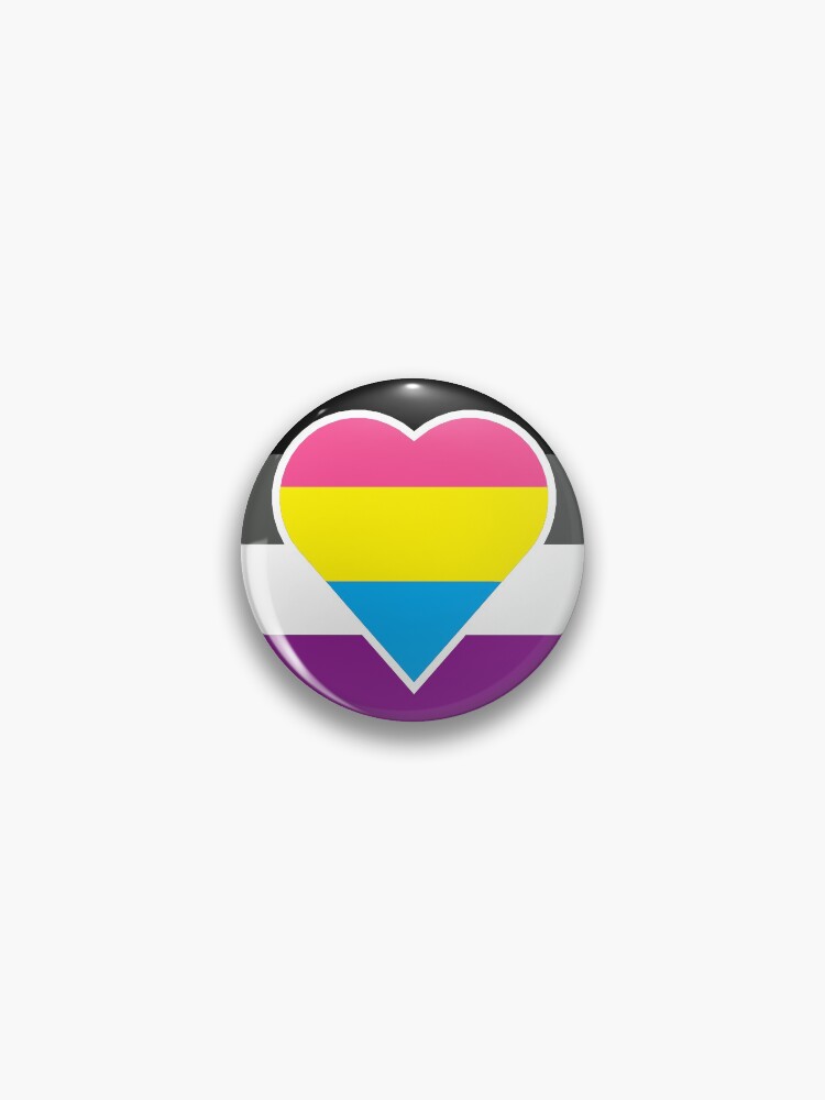 "Panromantic Asexual Flag" Pin for Sale by DisneyFanatic23 | Redbubble