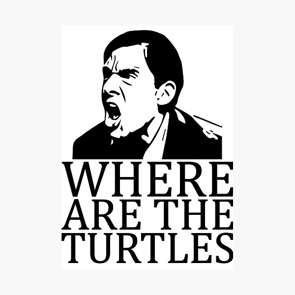 "Where are the Turtles - Michael Scott" Photographic Print for Sale by ...