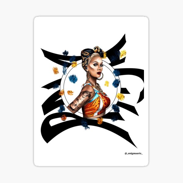 "Raja" Sticker for Sale by EnigmaArtz | Redbubble