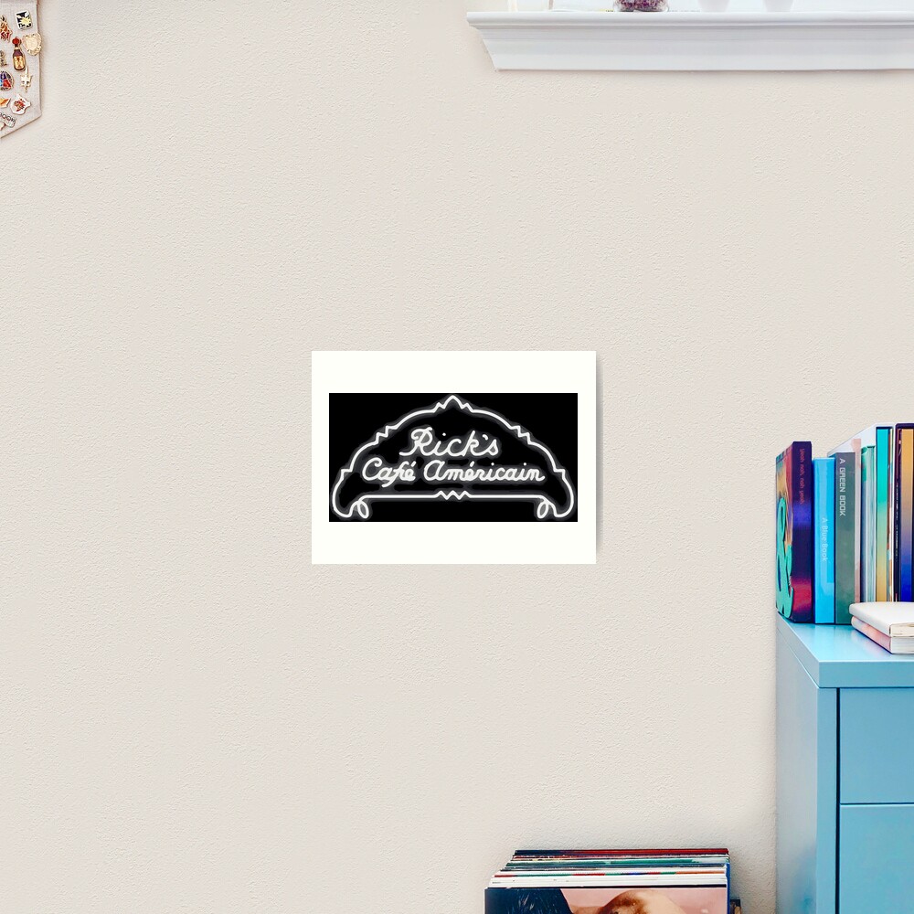 "Rick's Cafe Americain - Casablanca" Art Print for Sale by ElysianArt ...