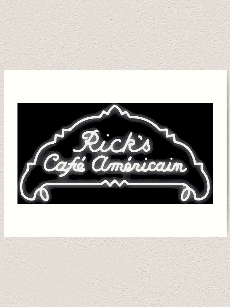 "Rick's Cafe Americain - Casablanca" Art Print for Sale by ElysianArt ...