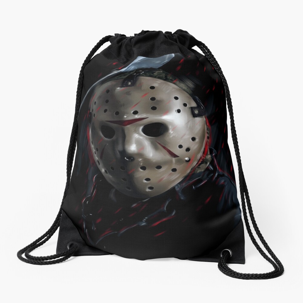 "Jason Voorhees" Drawstring Bag by kevinart | Redbubble