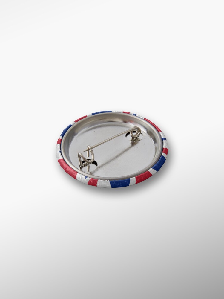 "UK Flag Pin Button - British Union Jack Badge" Pin for Sale by ...