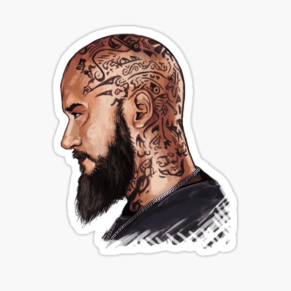 "Roi Ragnar Lothbrok - Nordic warrior" Sticker for Sale by Mimedh ...