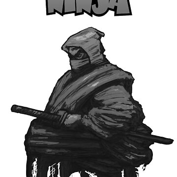 "Fat Ninja" Sticker for Sale by kevinmayle | Redbubble