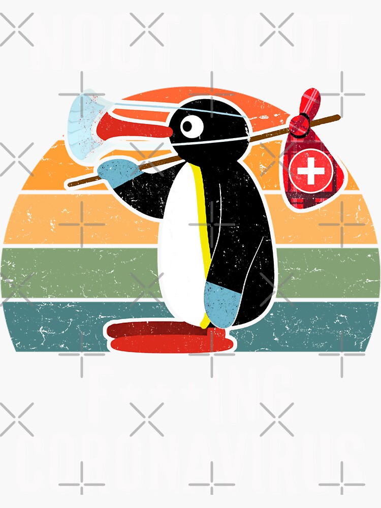 "Noot Noot Pingu Noot Noot" Sticker by AllWellia | Redbubble