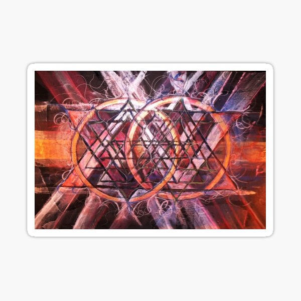 "Shri Cakra" Sticker for Sale by maxgrimm | Redbubble