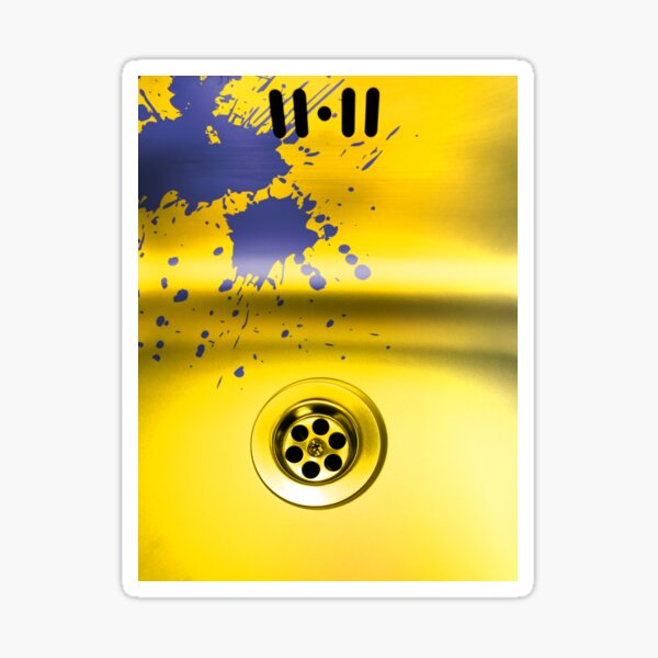 "MAKİNG A VERY BİG BLUE SPLASH" Sticker for Sale by mister-john | Redbubble