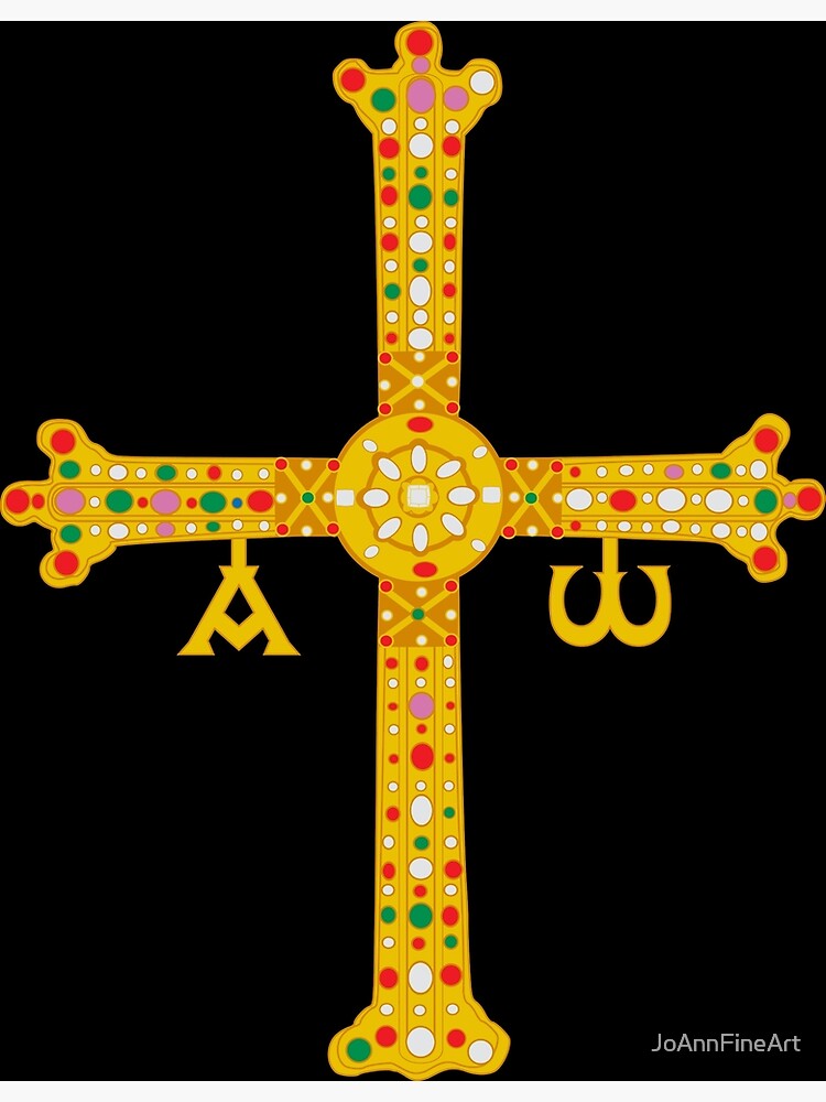 "Cruz de la Victoria or Cruz de Asturias" Art Print by JoAnnFineArt ...
