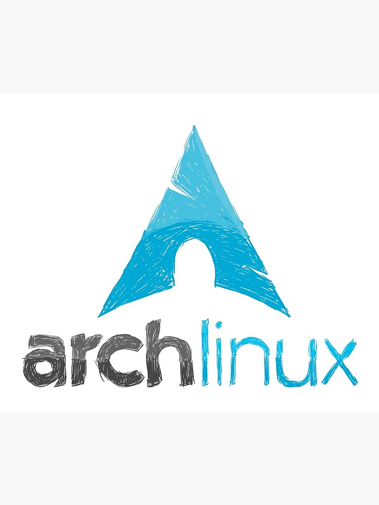 "Arch linux logo" Art Print by Jugulaire | Redbubble