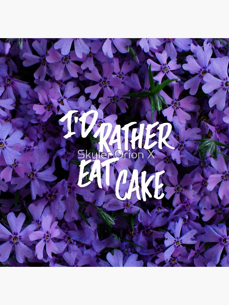 I'D RATHER EAT CAKE Pin Button sold by Ganesh Patil | SKU 41269666 | 20 ...