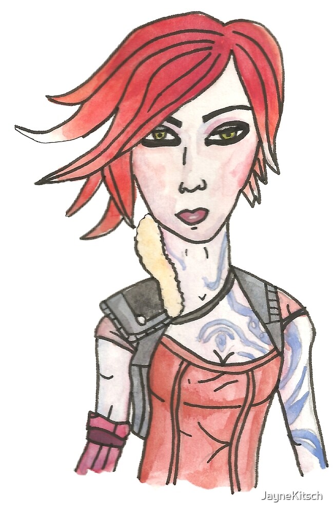 "Borderlands 2 Lilith the Siren Firebird Watercolour and Ink ...