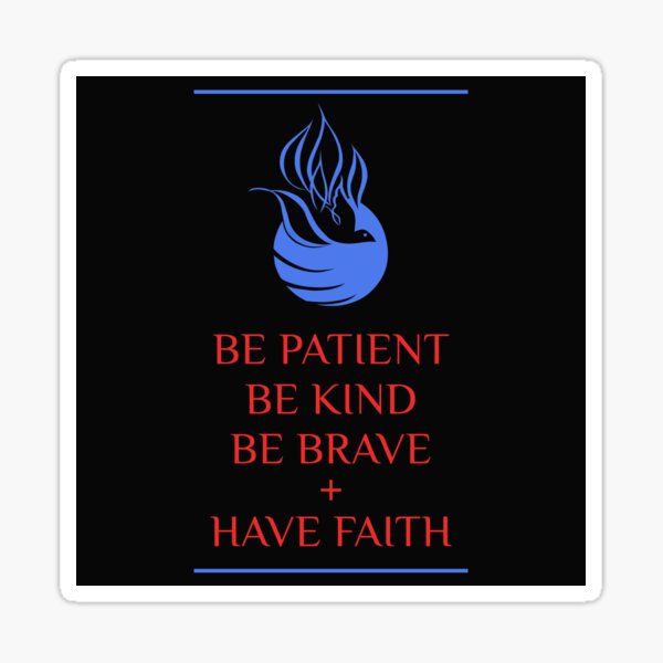 "Duquesne SCM Inspiring Words (version 3e)" Sticker by miafam | Redbubble