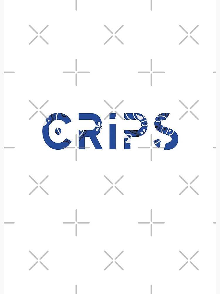 Crips Graffiti Symbolen Criminal Tattoo Gang Emblem Or Logo Royalty