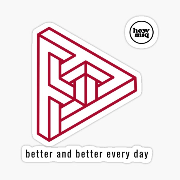 "Interesting red triangle" Sticker for Sale by merch-howmiq | Redbubble