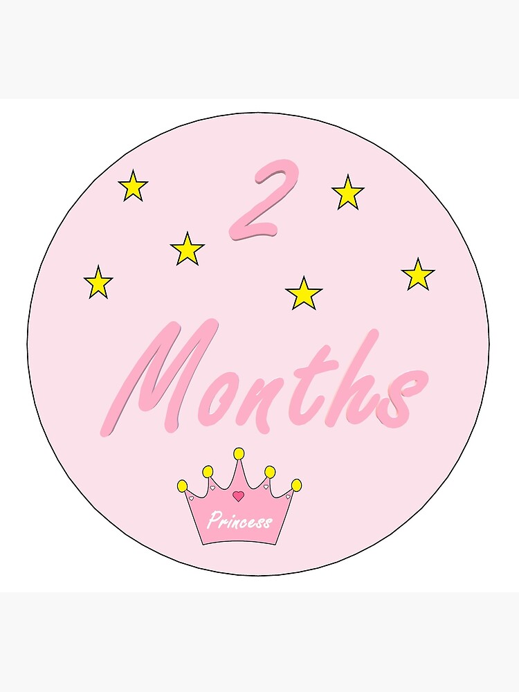"2 Months Old Baby Sticker" Poster for Sale by superchele | Redbubble