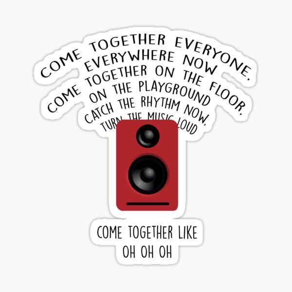 "Now United "Come together"" Sticker by Maupass | Redbubble