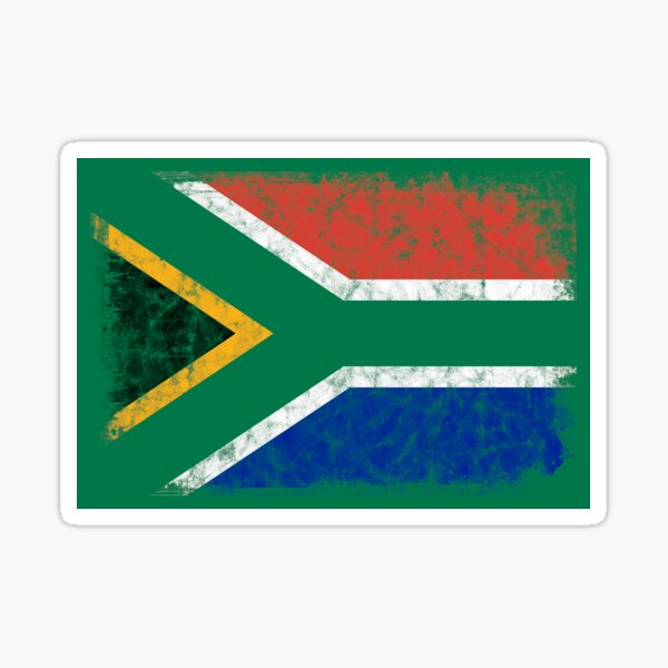 "South Africa Flag" Sticker for Sale by crizzinho | Redbubble