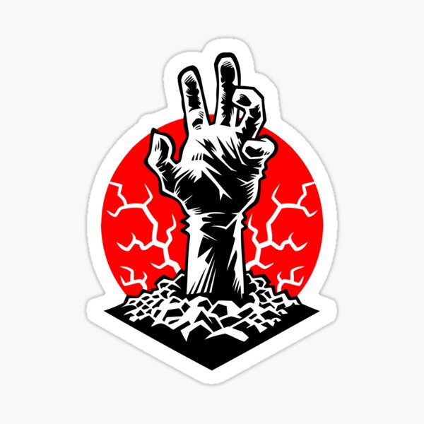 "Hand of Doom" Sticker for Sale by cryface | Redbubble