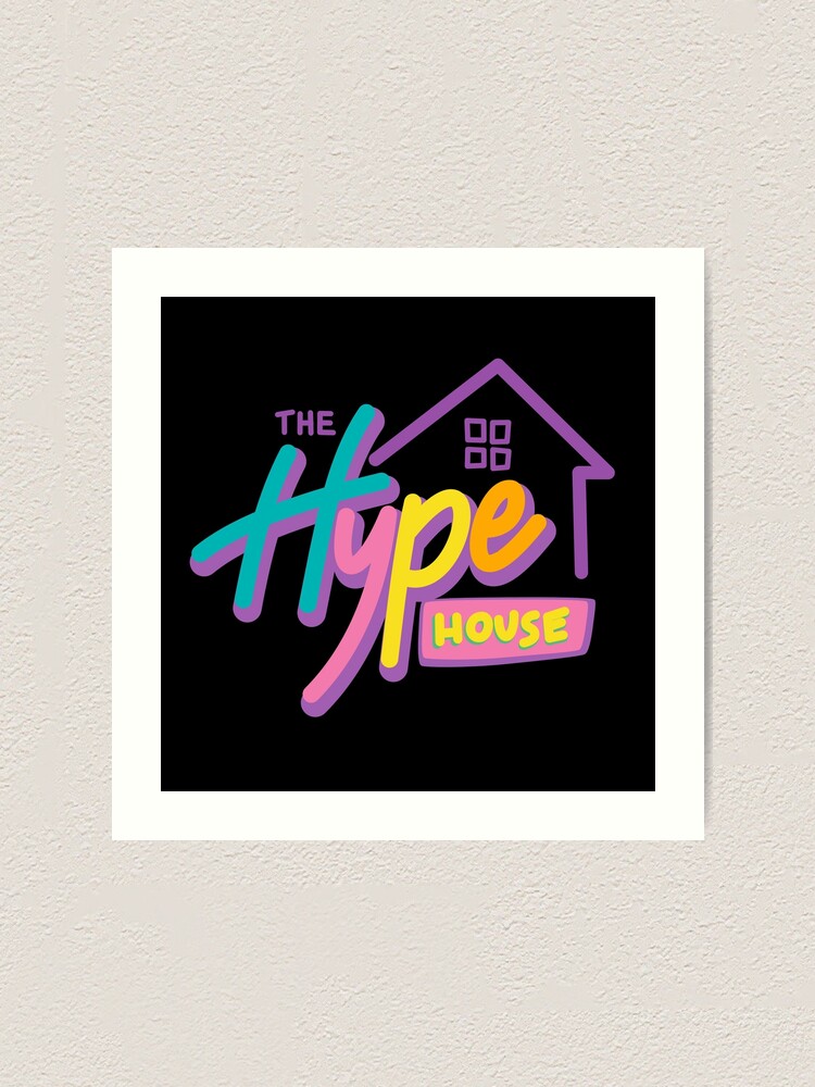 "The Hype House" Art Print for Sale by OffbeatOctopus | Redbubble