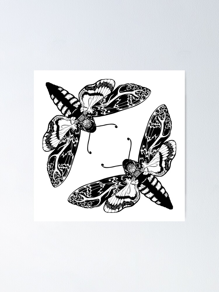 "HANNIBAL: Deathhead Moth 1" Poster by nephilaclavipes | Redbubble