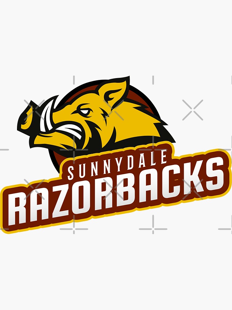 "Sunnydale Razorbacks" Sticker by McPod | Redbubble