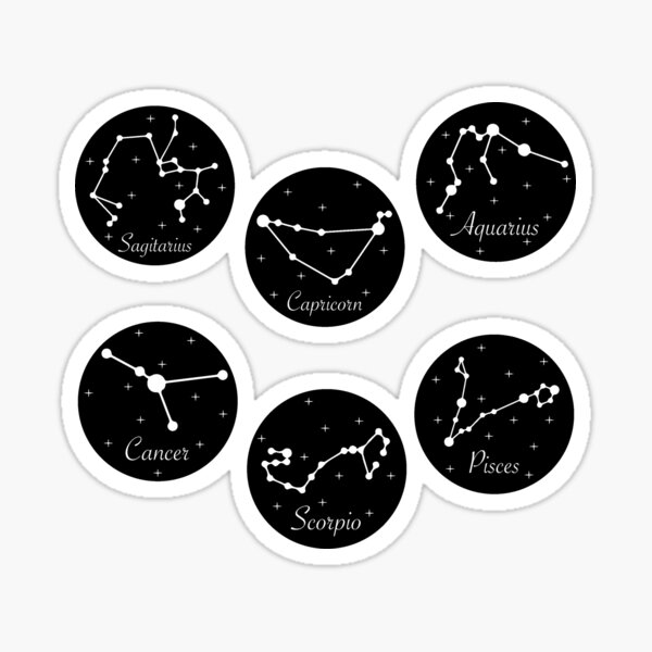 "STAR SIGN STICKER PACK " Sticker for Sale by SomFX3 | Redbubble