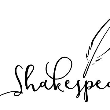 "Shakespeare " Sticker for Sale by KisArt | Redbubble