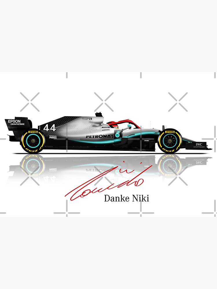 "Lewis Hamilton - Danke Niki" Sticker for Sale by JageOwen | Redbubble