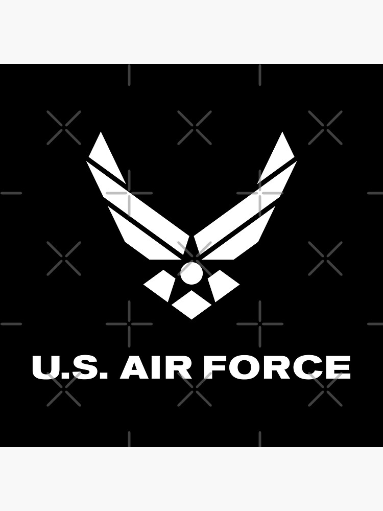 "U.S. Air Force Symbol - White" Sticker by marinaviniriani | Redbubble