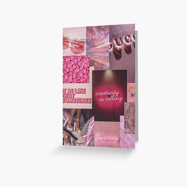 "pink aesthetic" Greeting Card by bluehousehattie | Redbubble