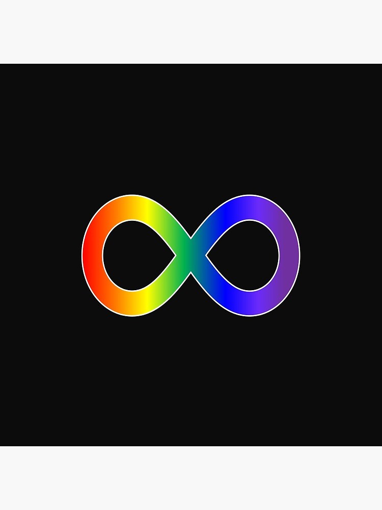 "Autism Acceptance - Autistic Pride, Neurodiversity, Rainbow Infinity ...