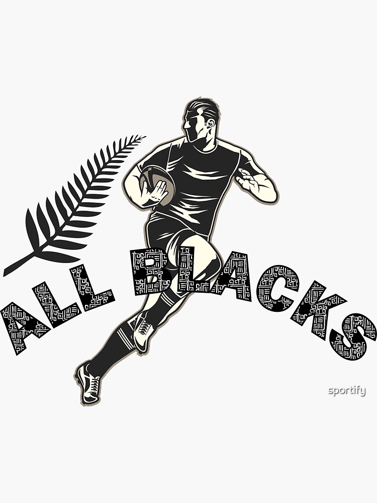 "Rugby World Cup All Blacks" Sticker for Sale by sportify | Redbubble
